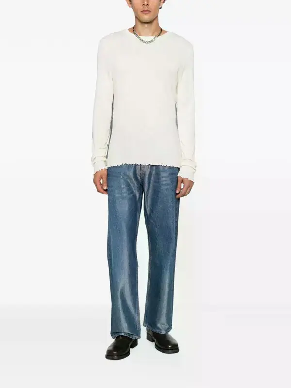 Our Legacy Lettuce-edge Ribbed Sweater