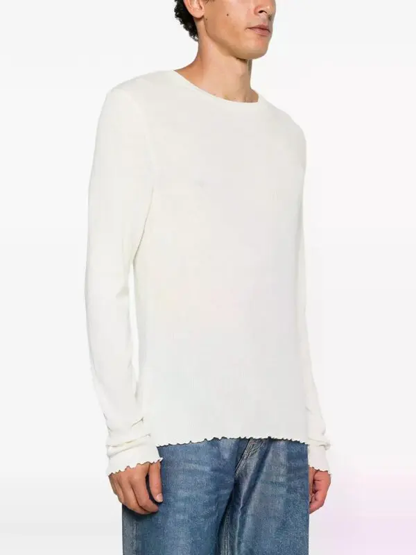 Our Legacy Lettuce-edge Ribbed Sweater