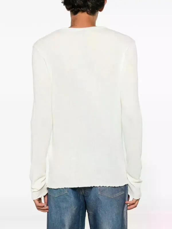 Our Legacy Lettuce-edge Ribbed Sweater