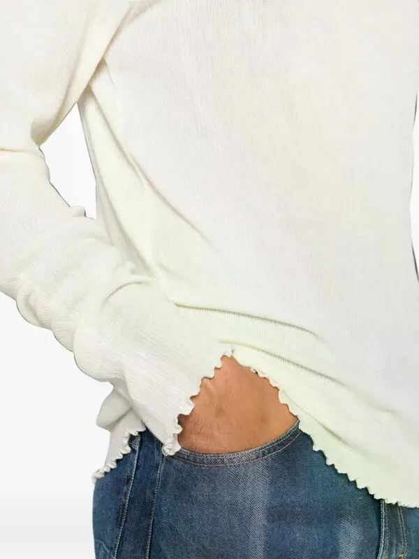 Our Legacy Lettuce-edge Ribbed Sweater