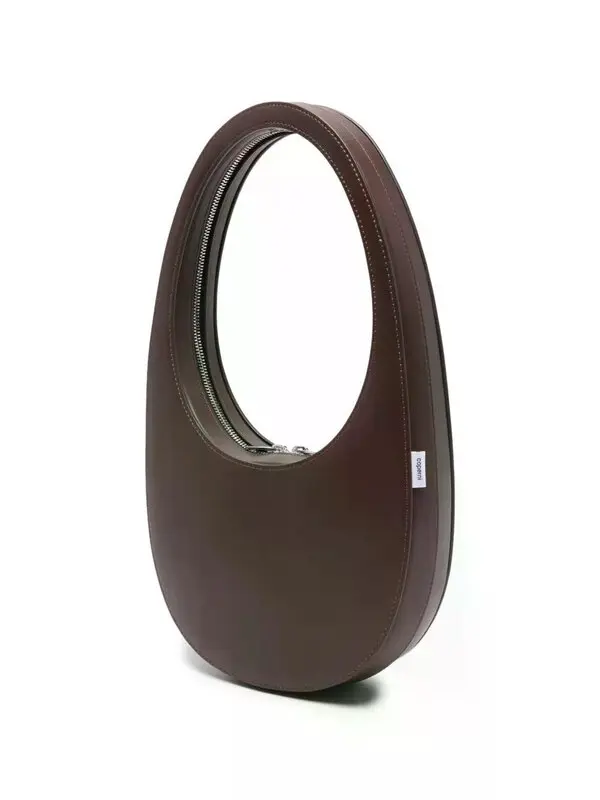 Coperni Swipe Leather Shoulder Bag - Brown