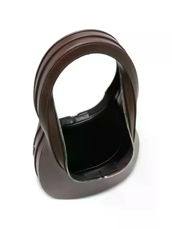 Coperni Swipe Leather Shoulder Bag - Brown
