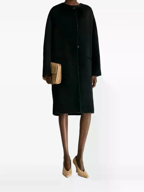 Loulou De Saison Orson Collarless Coat