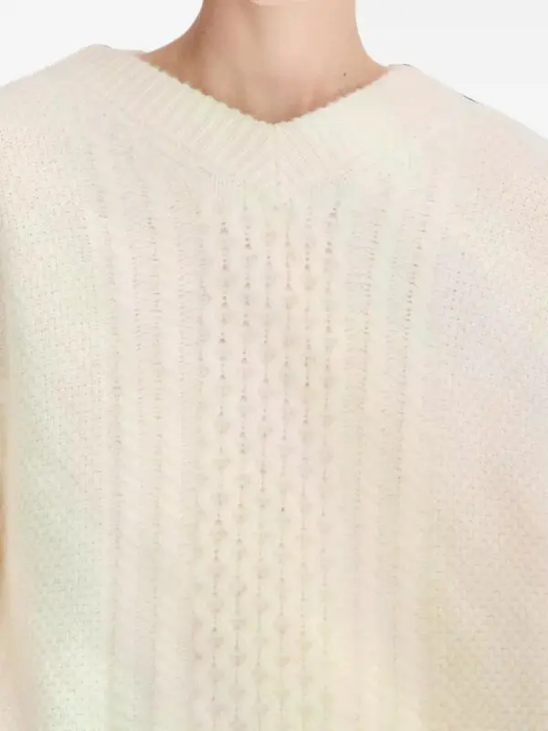 Loulou De Saison Lucio Cable-knit Wool Sweater