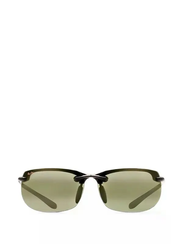 Maui Jim Banyans Rimless Sunglasses - Black