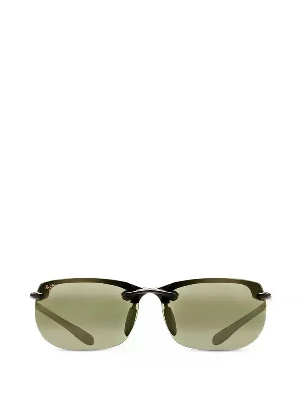 Maui Jim Banyans Rimless Sunglasses - Black