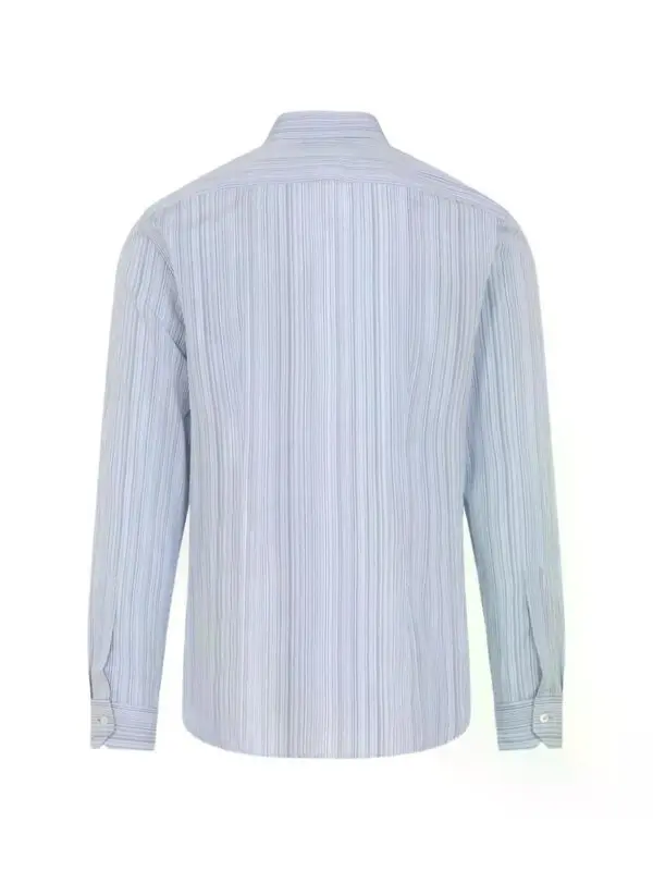 Paul Smith Slim-fit Light 'signature Stripe' Cotton Shirt