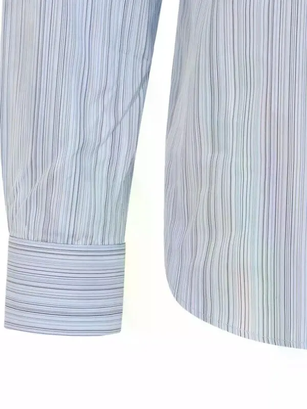 Paul Smith Slim-fit Light 'signature Stripe' Cotton Shirt