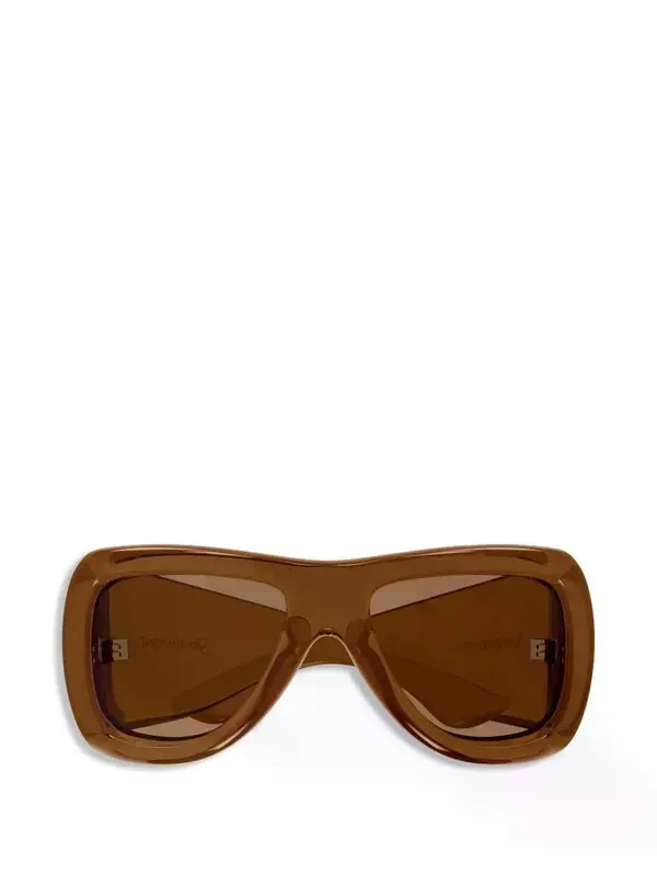 Saint Laurent Howl Oversized Sunglasses - Brown