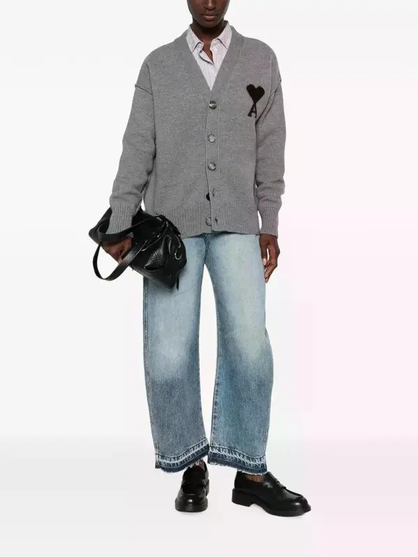 LOIS Faded Raw-cut Jeans