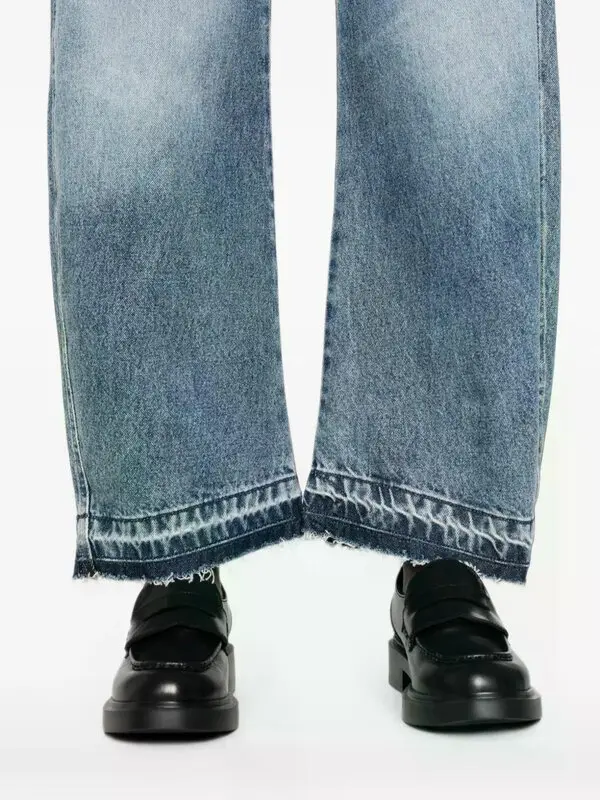 LOIS Faded Raw-cut Jeans