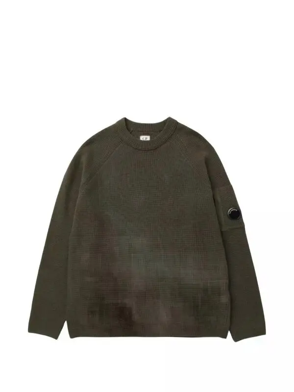 C.P. COMPANY Lens-detail Raglan-sleeve Sweater