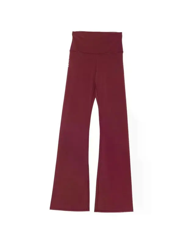 ANINE BING Logo-print Flared Leggings