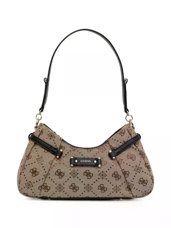 Guess Dorothy Monogram-print Logo-plaque Shoulder Bag