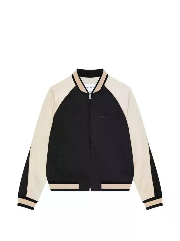 Givenchy Logo-embroidered Bomber Jacket - Black