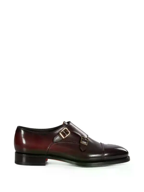 Santoni Gregor Double-strap Monk Shoes