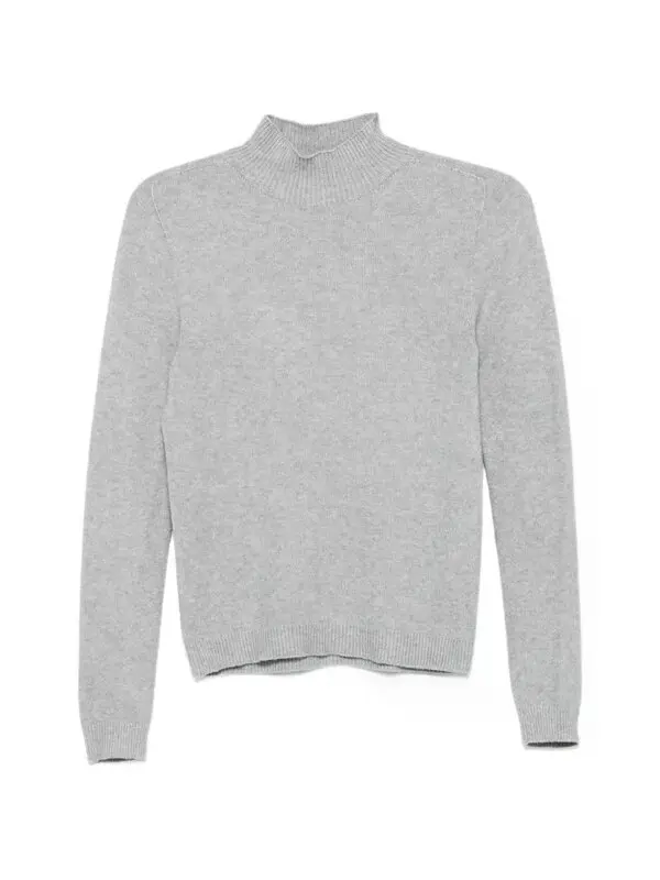 VELA SHOP High-neck Rib-trimmed Sweater