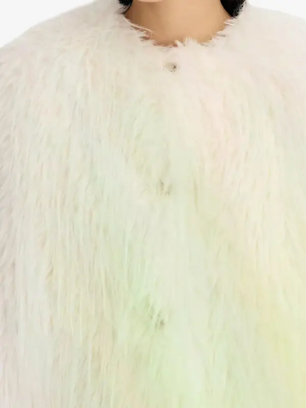 Loulou De Saison Faux-fur Collarless Coat