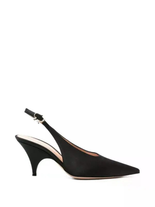 GIANVITO ROSSI Sofia Pointed-toe Slingback Pumps