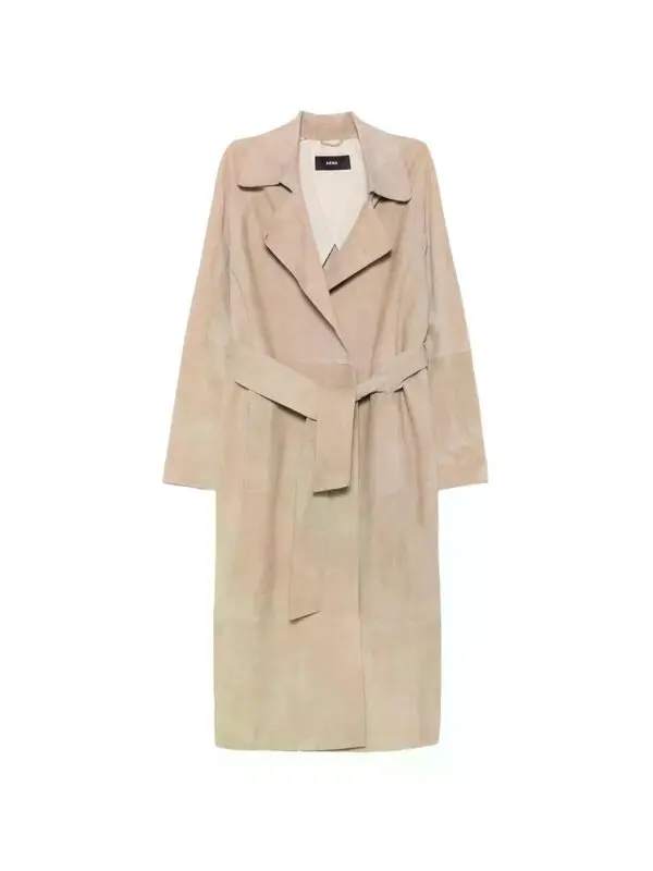 ARMA Yava Suede Coat - Neutrals