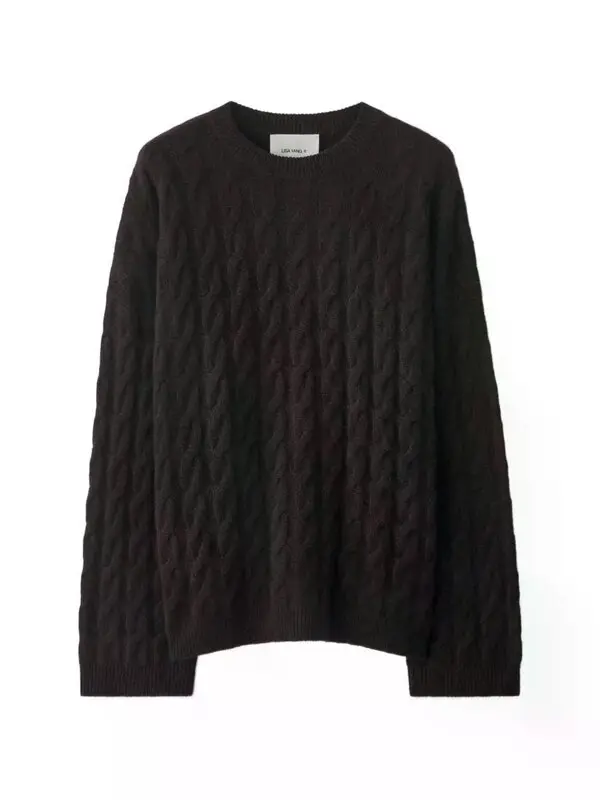 LISA YANG Seymour Cable-knit Sweater - Brown