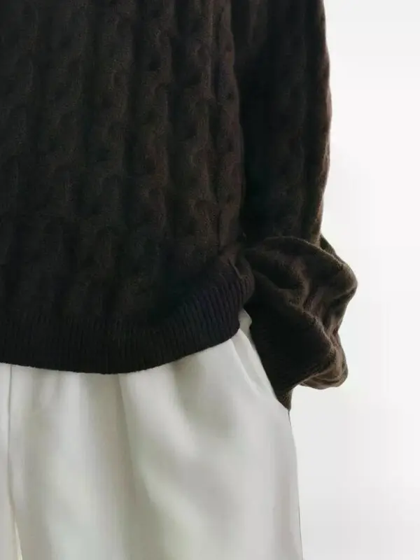 LISA YANG Seymour Cable-knit Sweater