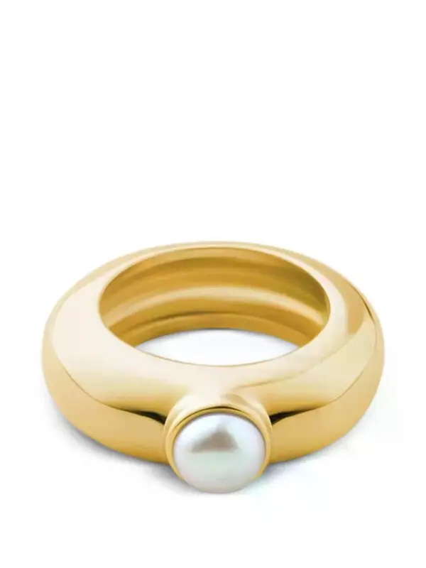 Éliou Juliette Pearl-embellished Ring - Gold
