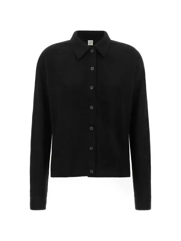 TOTEME Raglan-sleeve Cashmere Cardigan - Black