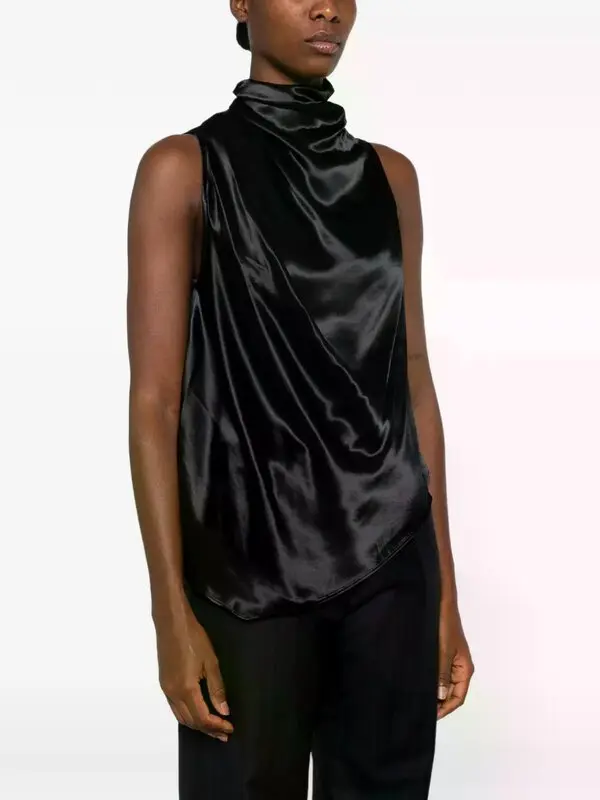 Erika Cavallini Brian Draped High-neck Top
