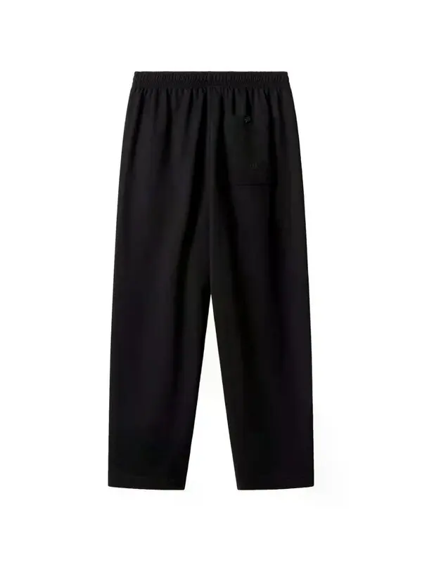 Maison Kitsuné Logo-embroidered Pleated Trousers