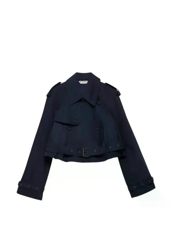 JW Anderson Belted Boxy-fit Cropped Parka Jacket