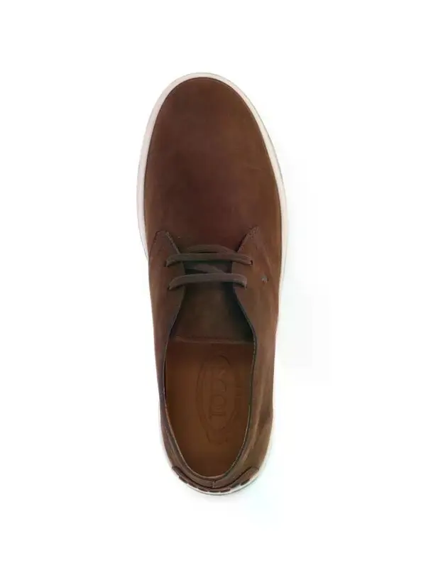 TOD'S Lace-up Suede Desert Boots