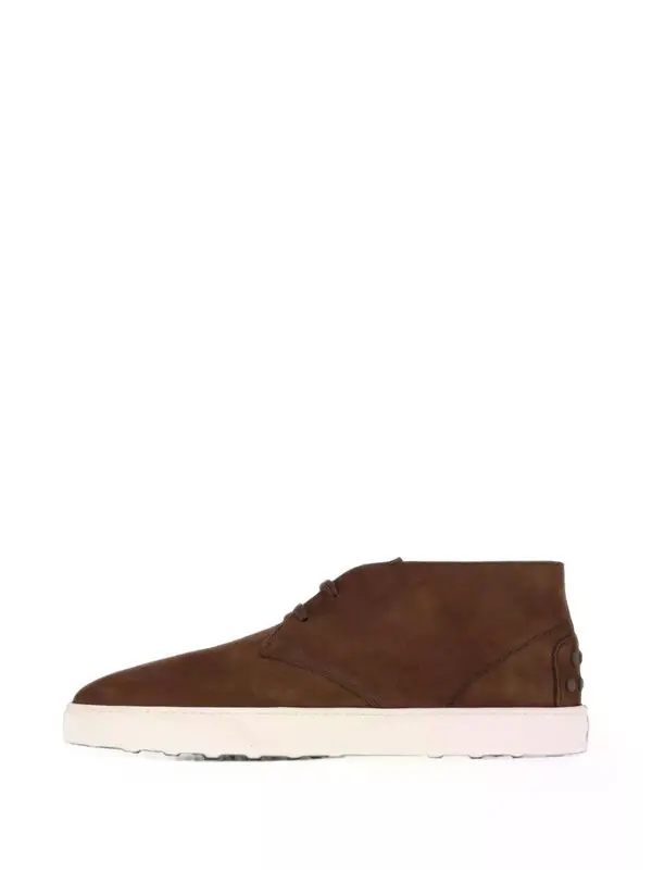 TOD'S Lace-up Suede Desert Boots