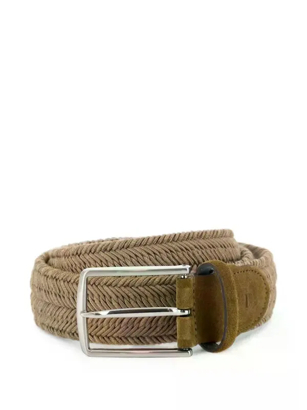 Boggi Milano Woven Stretch Viscose Blend Belt