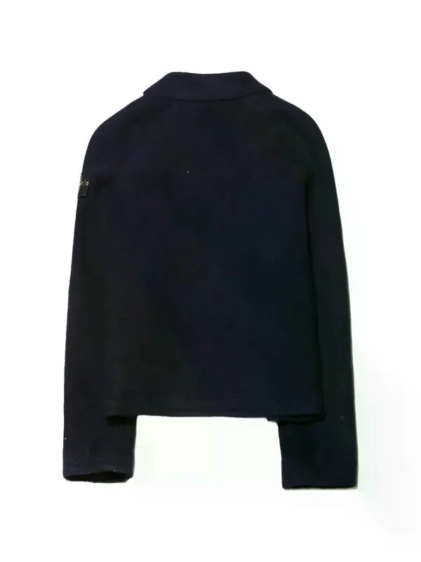 Stone Island Logo-patch Button-up Sweater