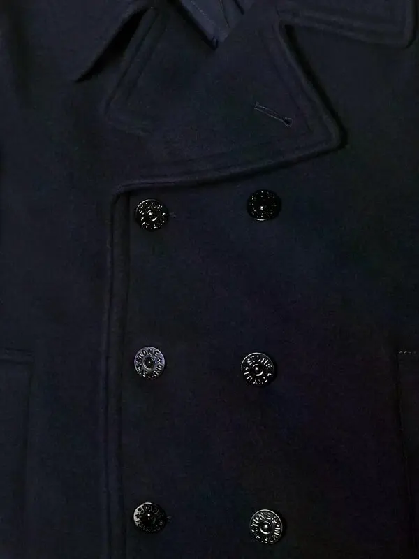 Stone Island Double-breasted Pea Coat
