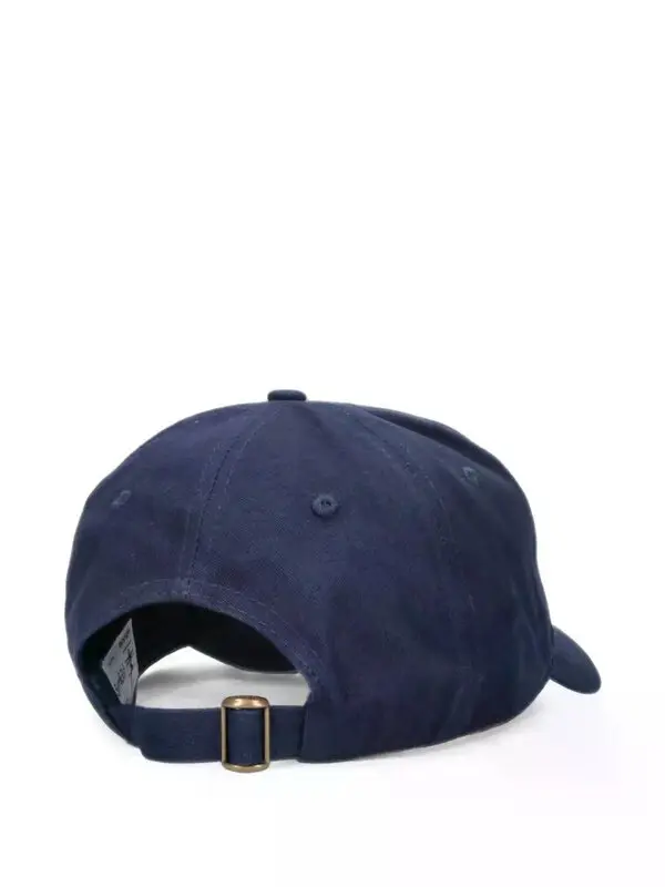 Sporty & Rich Ivy Cotton Baseball Cap - Blue