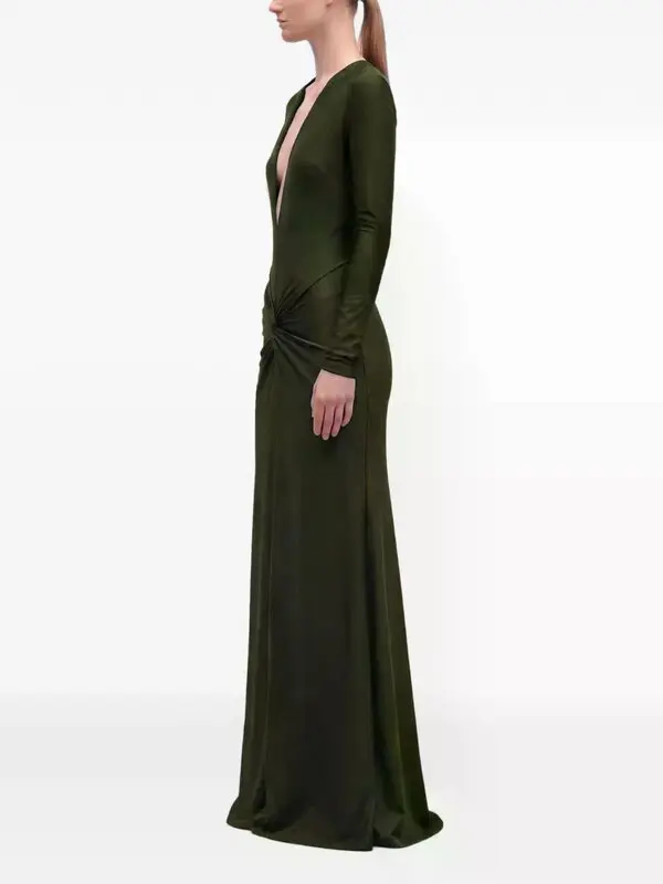 Victoria Beckham Aida Twisted Maxi Dress