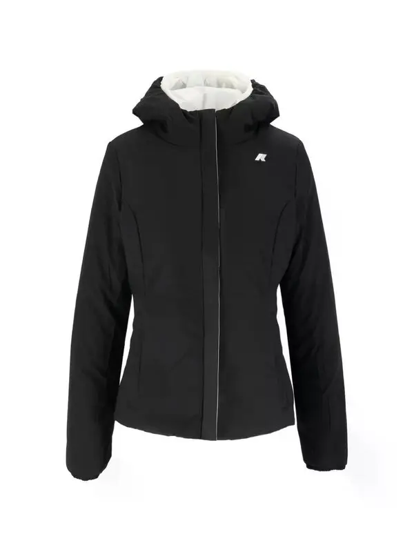 K-WAY Lily St Warm Reversible Hooded Jacket - Black