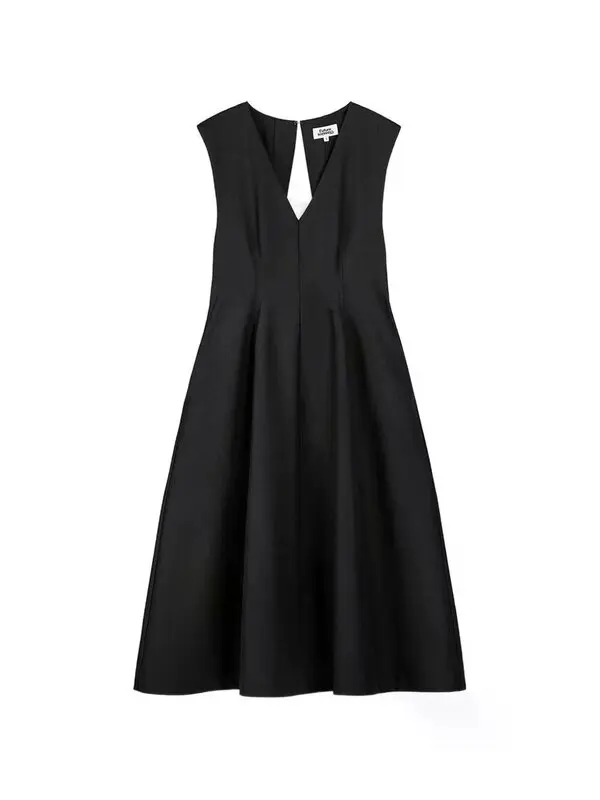FUTURE CLASSICS Padded-shoulder Oval-back Midi Dress