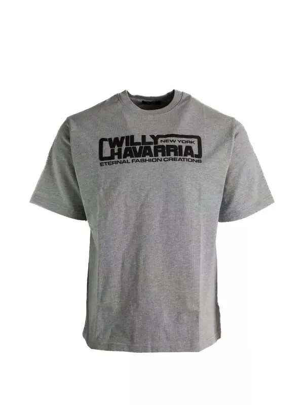 WILLY CHAVARRIA Logo-print Crew-neck T-shirt