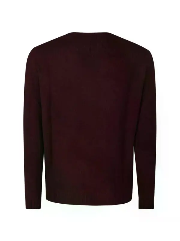 FILIPPO DE LAURENTIIS Crew-neck Wool Sweater - Red