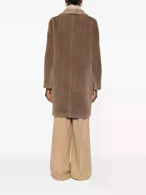 Max Mara Double-breasted Brushed Coat