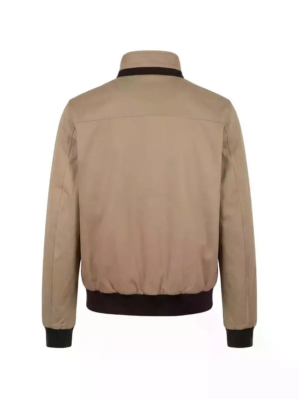 MOORER Koller Button-up Bomber Jacket - Neutrals