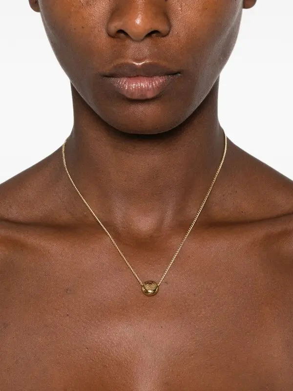 Loewe Anagram Silver Necklace