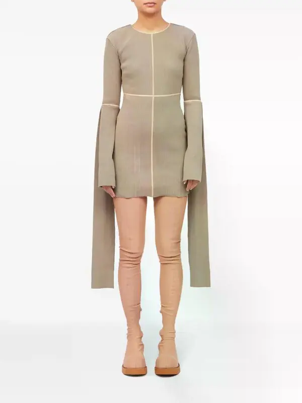 MAISON MARGIELA Exposed-seam Knitted Minidress