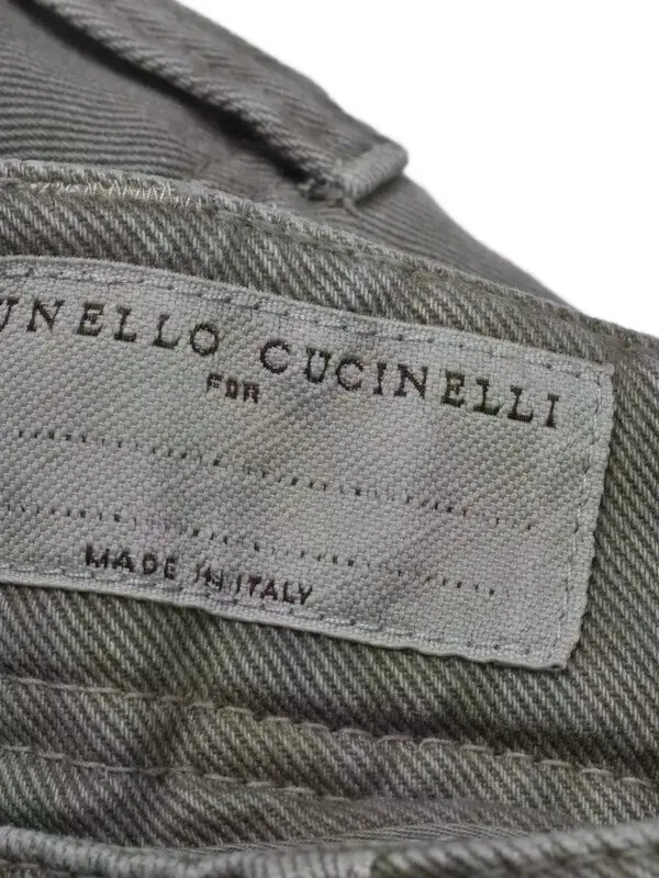 Brunello Cucinelli Panelled Twill Trousers