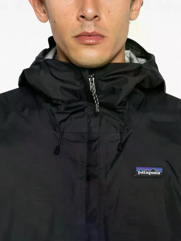 Patagonia Hooded Logo-patch Jacket