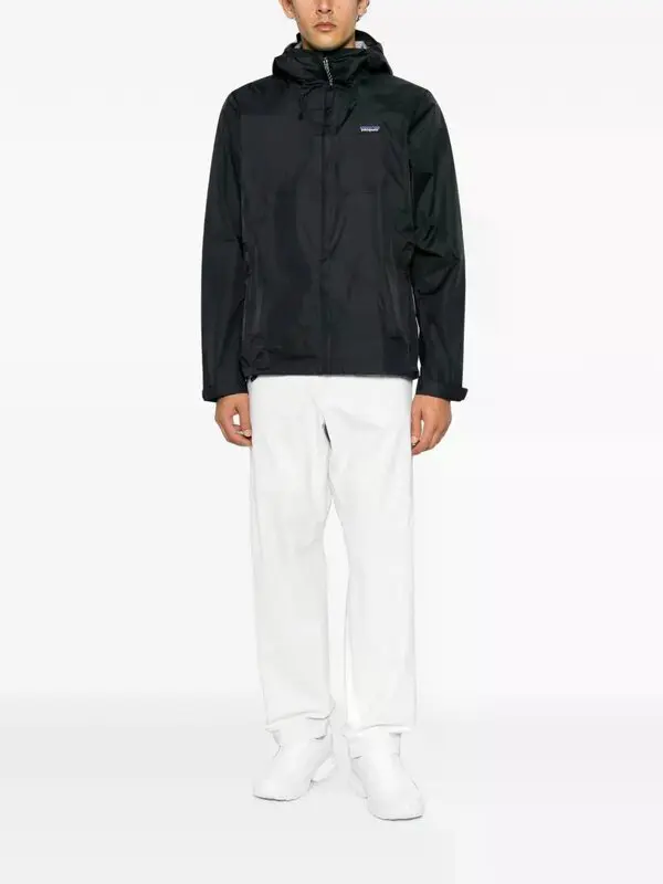 Patagonia Hooded Logo-patch Jacket
