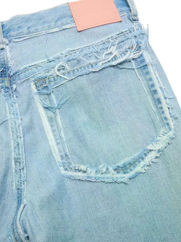 Acne Studios Frayed Denim Jeans